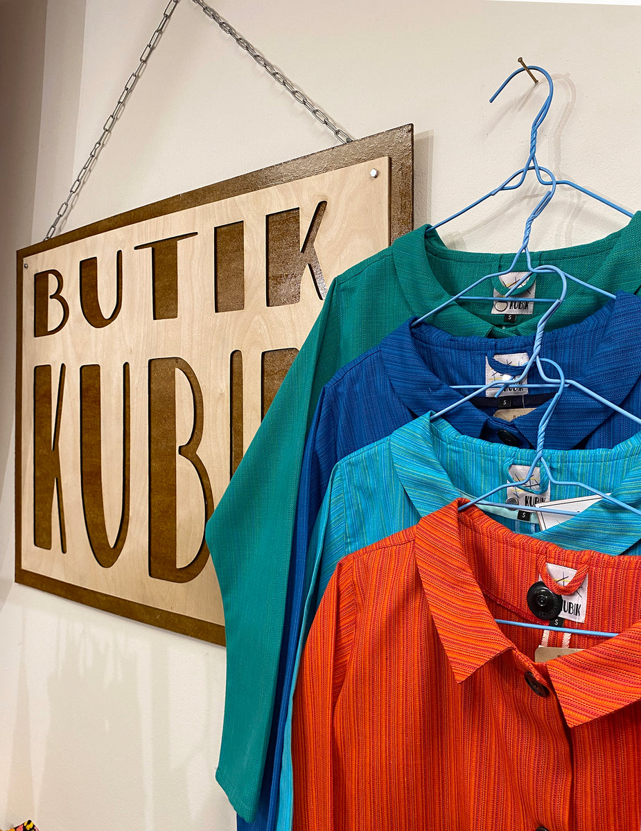 Kubik Overshirt Strömma Lotta turkos – BUTIK KUBIK